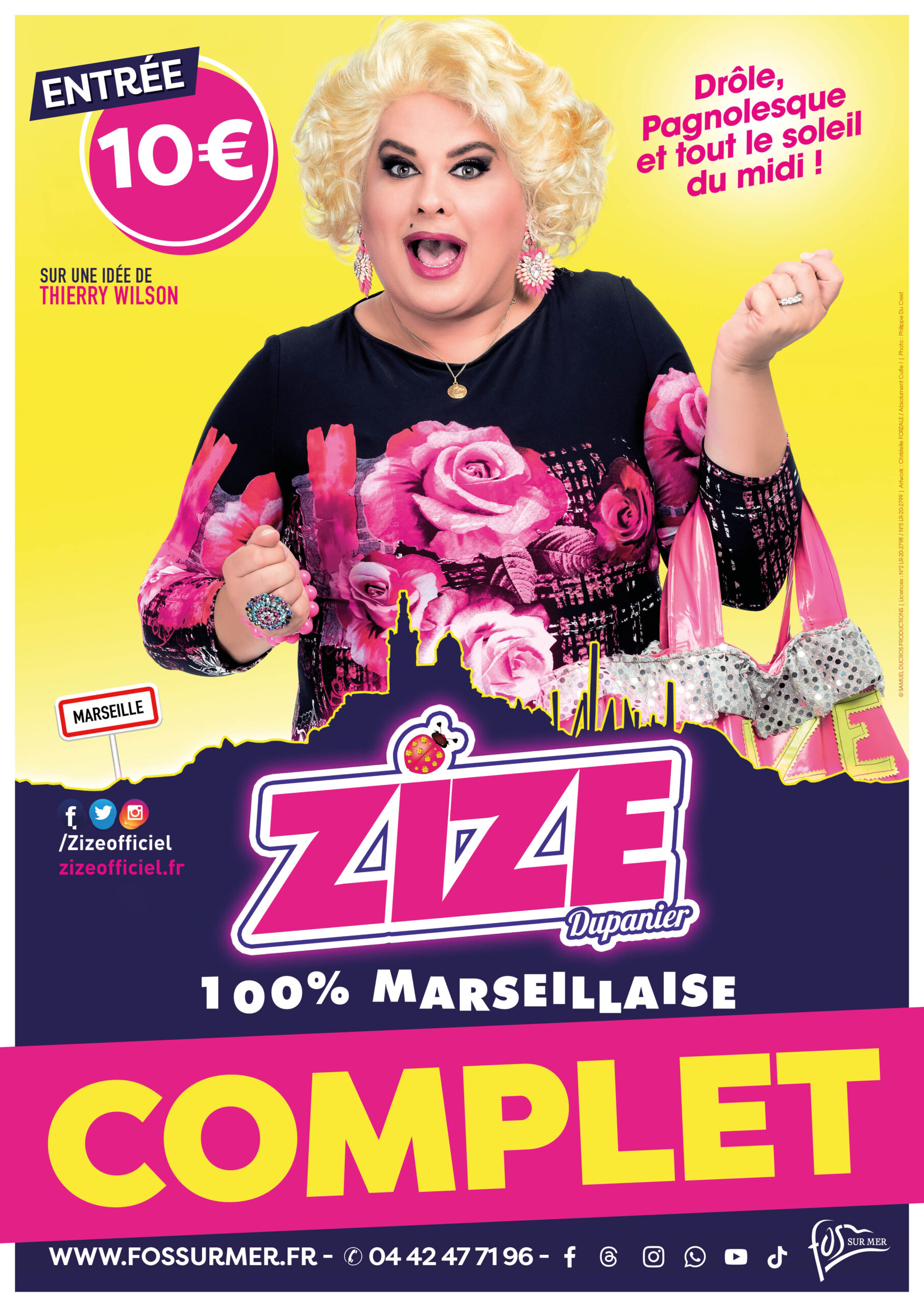 Spectacle Zize déjà complet – Fos-sur-Mer